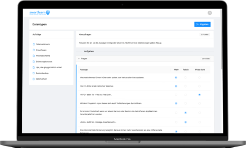 smartlearn – Funktionen