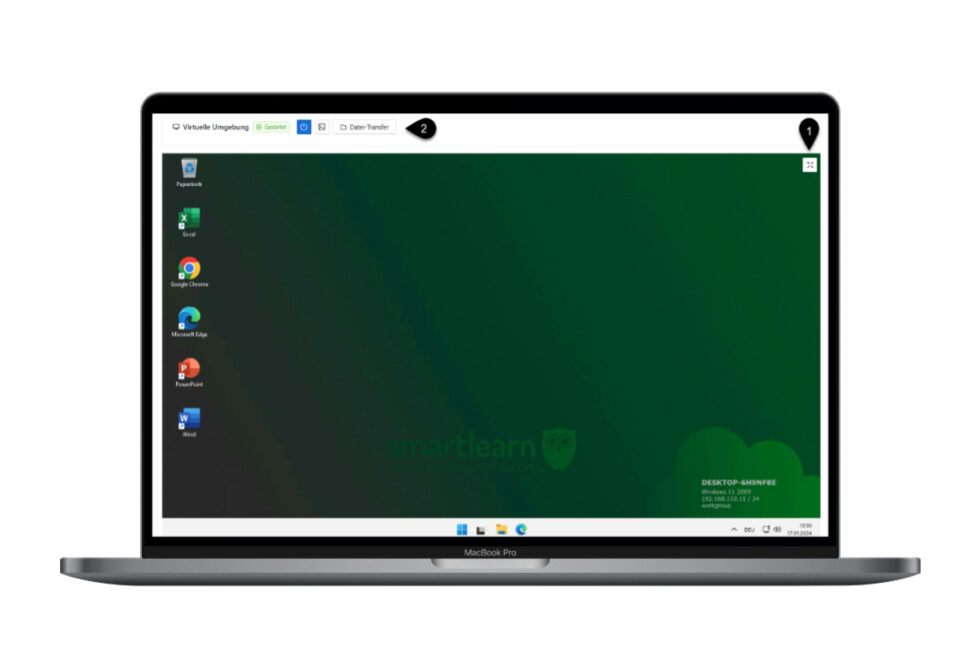 smartlearn – Virtuelle Umgebung (Einfaches Master-Set)