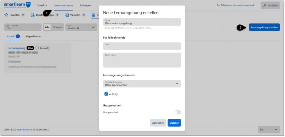 smartlearn – Lernumgebungen